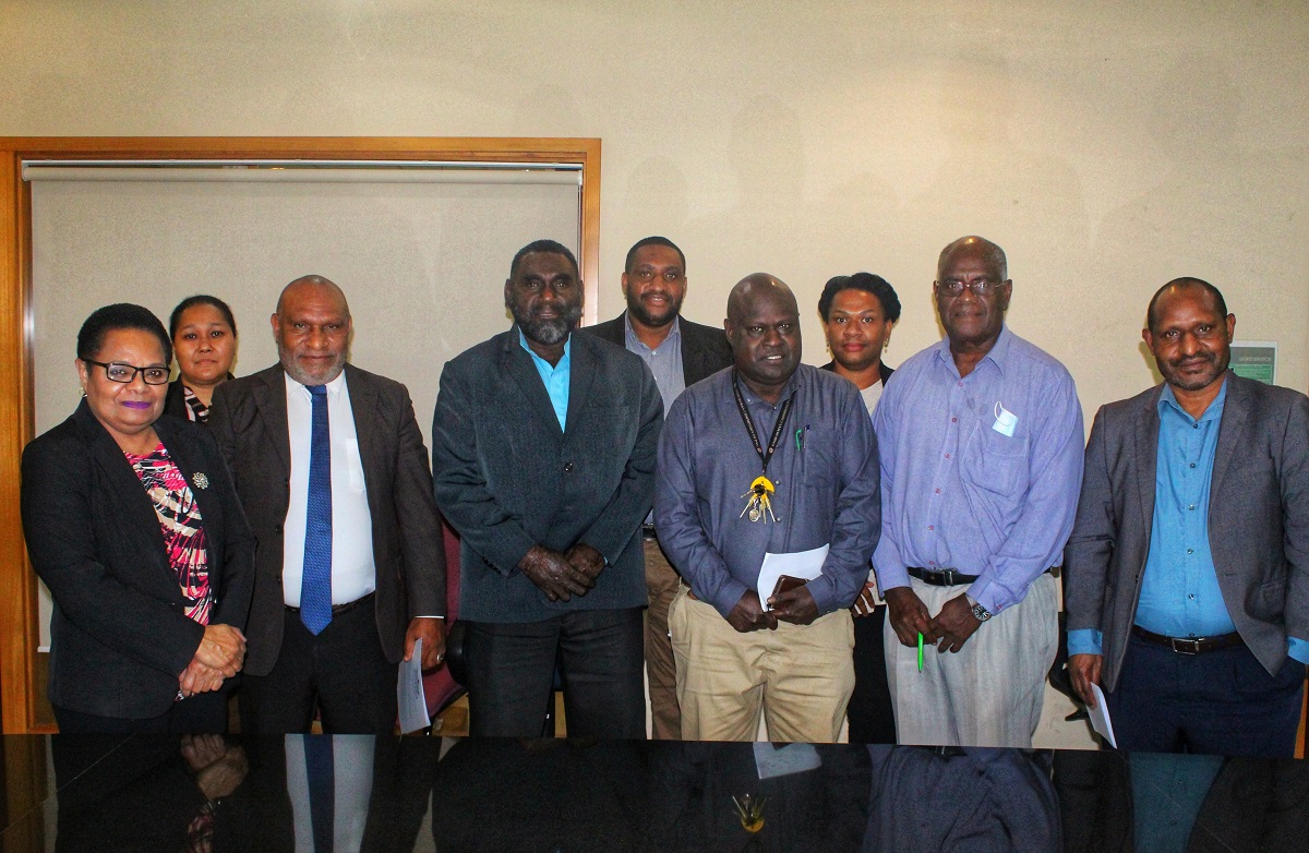 Bougainville President visits OC Office